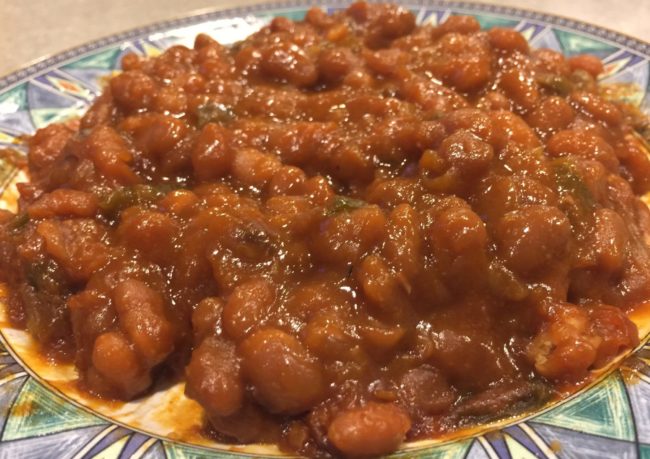 Darn Good Baked Beans | First...you have a beer